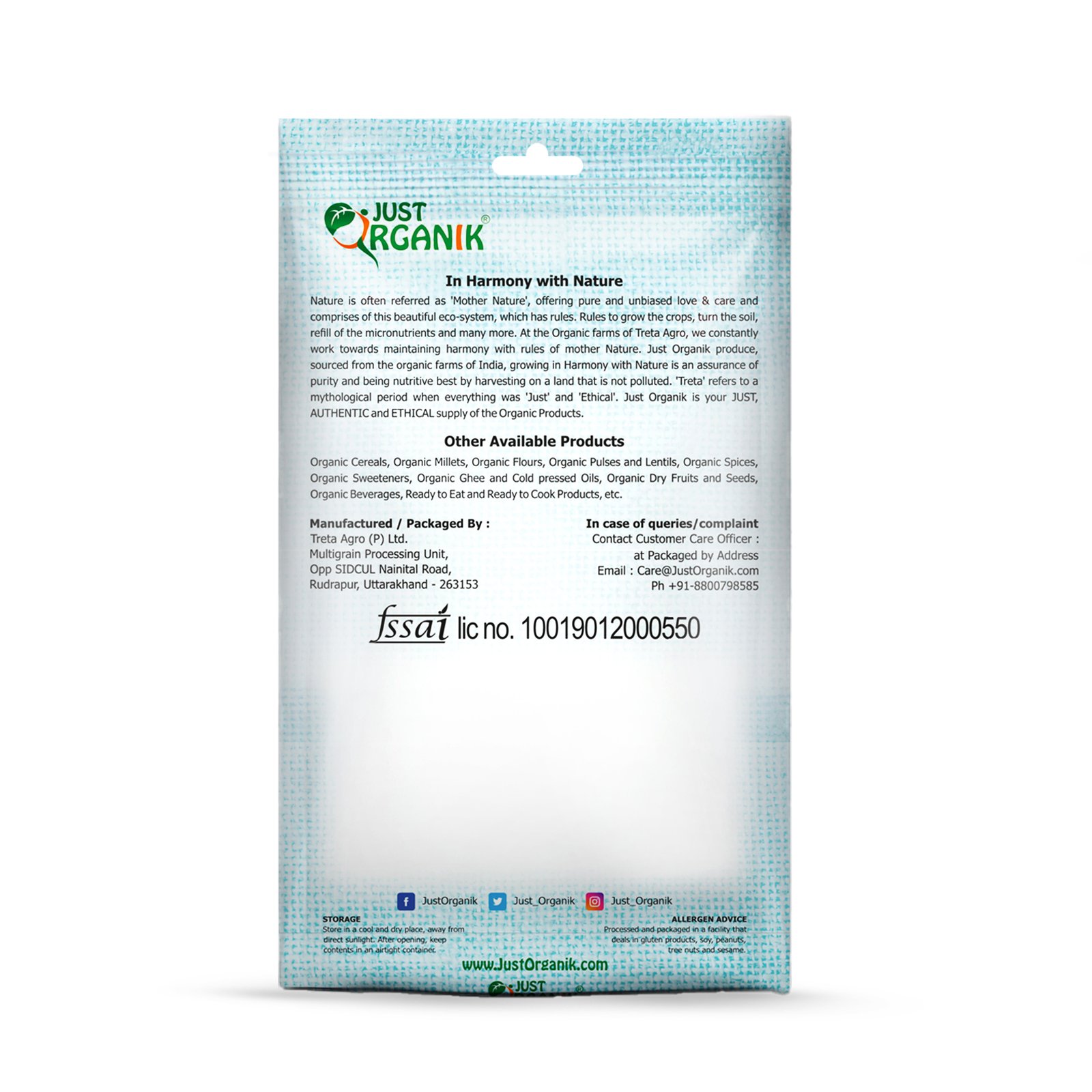 Buy Organic Proso Millet Online - Proso Millet 500 g