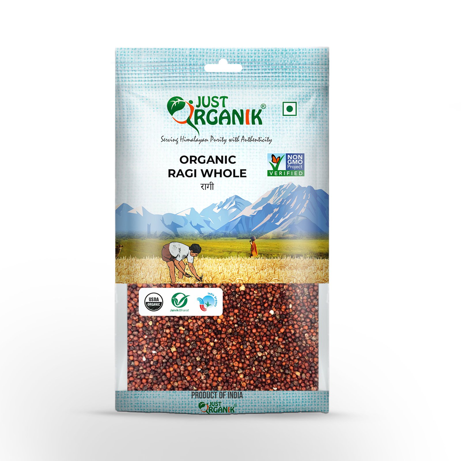 Buy Organic Ragi Whole Online - Ragi 500 g